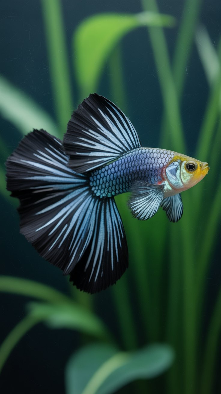 Full Black Guppy – Complete Care, Breeding, and Guide - Guppy Fish