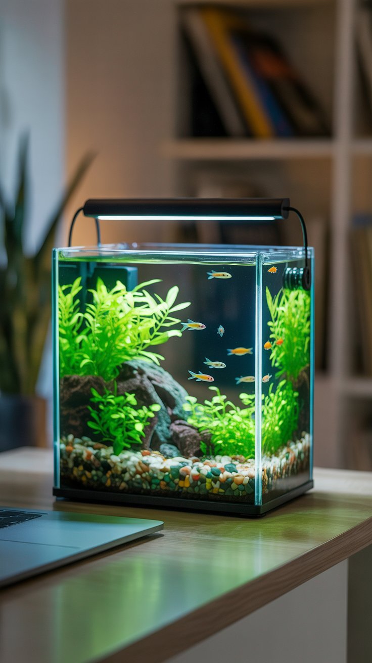 Desktop Nano Aquarium: A Complete Guide to Small Aquatic Worlds - Guppy ...