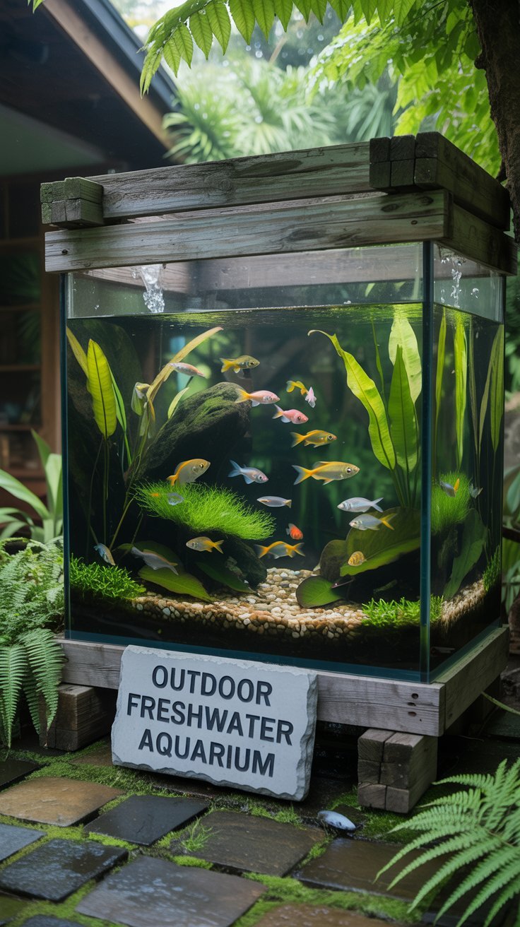 Outdoor Freshwater Aquarium: Complete Guide for Aquarists - Guppy Fish