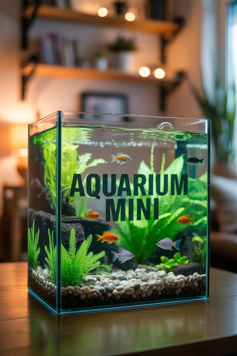 Aquarium Mini: Complete Guide to Small, Stylish, and Easy-to-Maintain ...