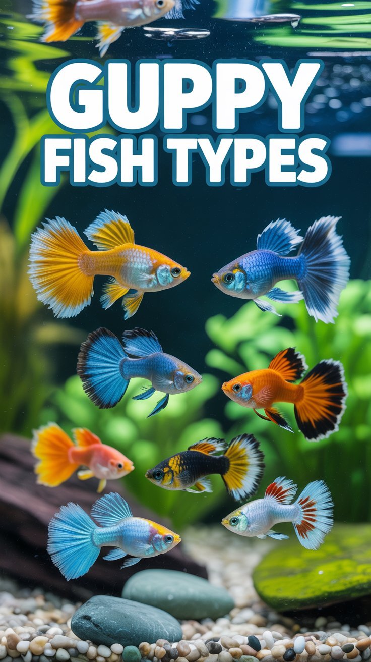 Guppy Fish Types – Complete Guide to All Varieties, Colors, and Tail ...